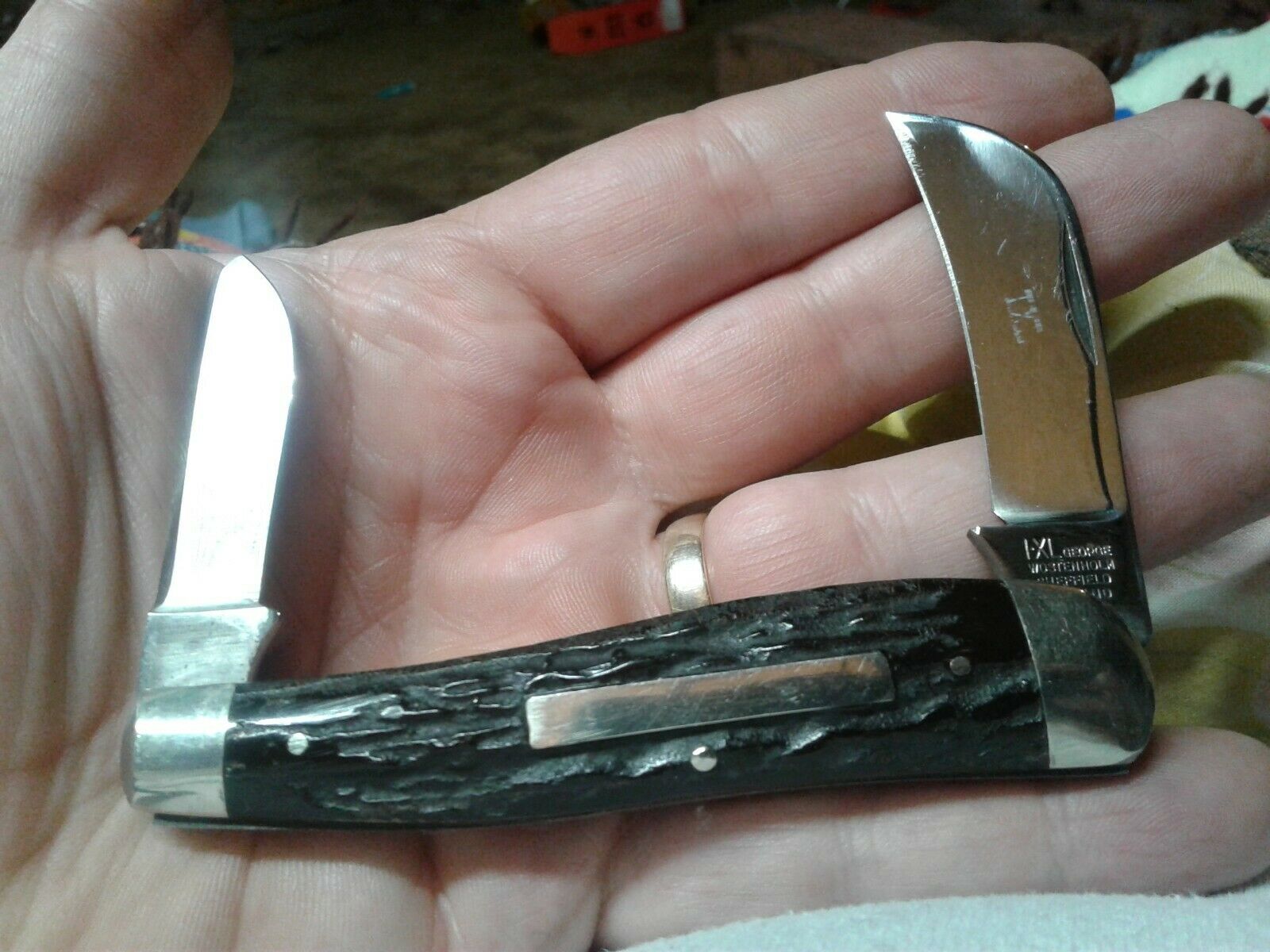 IXL SCHRADE WOSTENHOLM SHEFFIELD ENGLAND VINTAGE POCKET KNIFE | #16039662