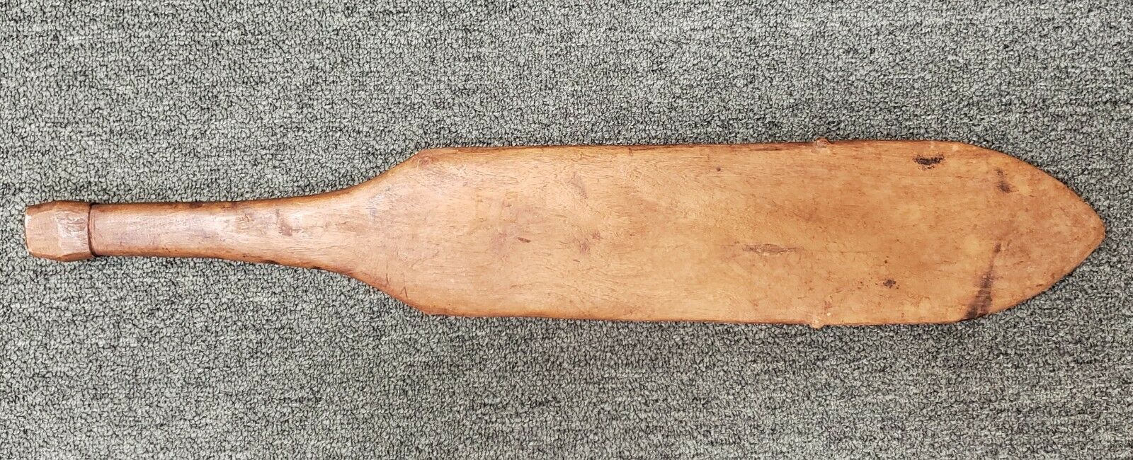 Late 19th Century Wooden War Club Paddle From The Solomon Islands ...