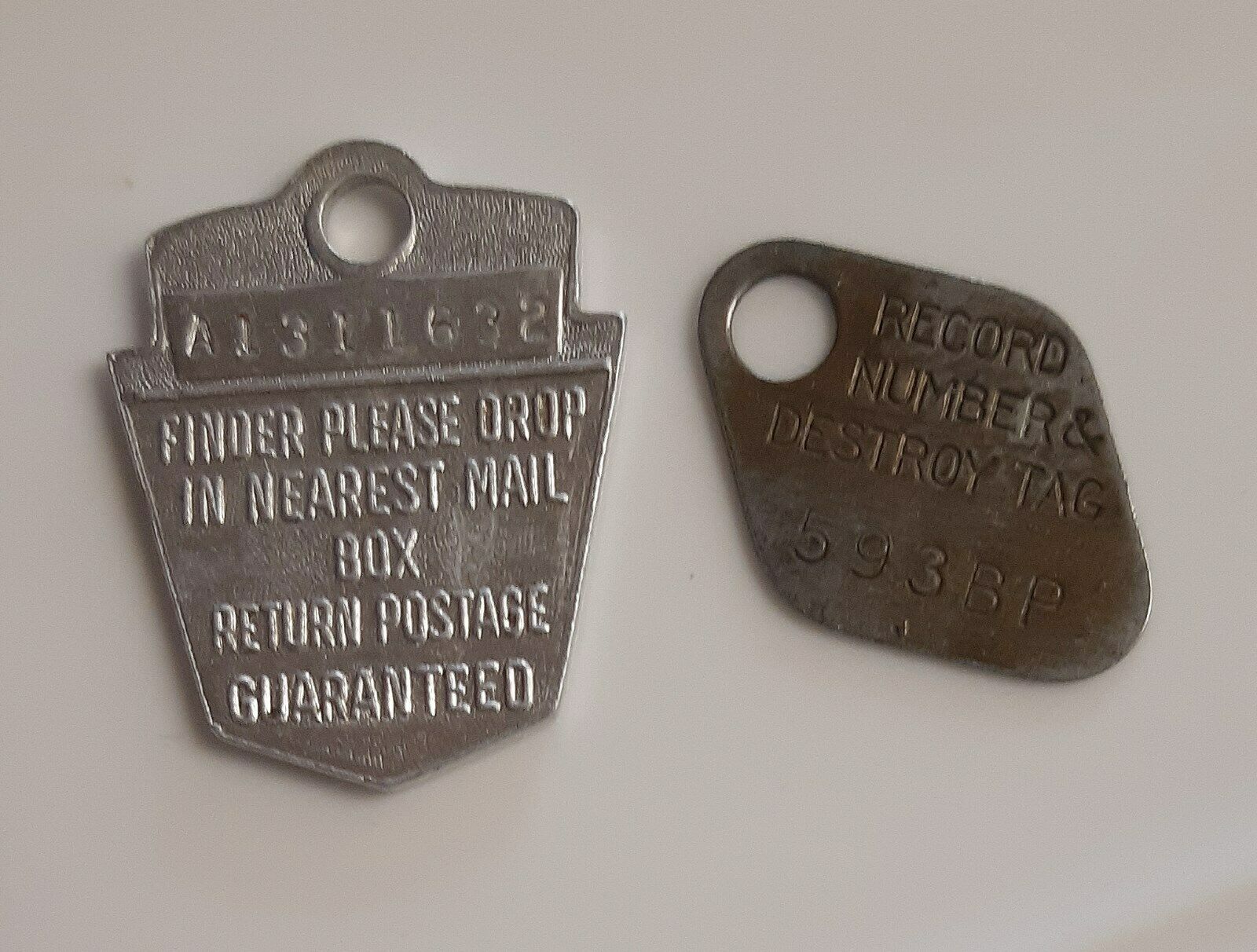 1940 ' S 1950 ' S Ford Motor Company Key Fob Tag SAVE A Key License ...