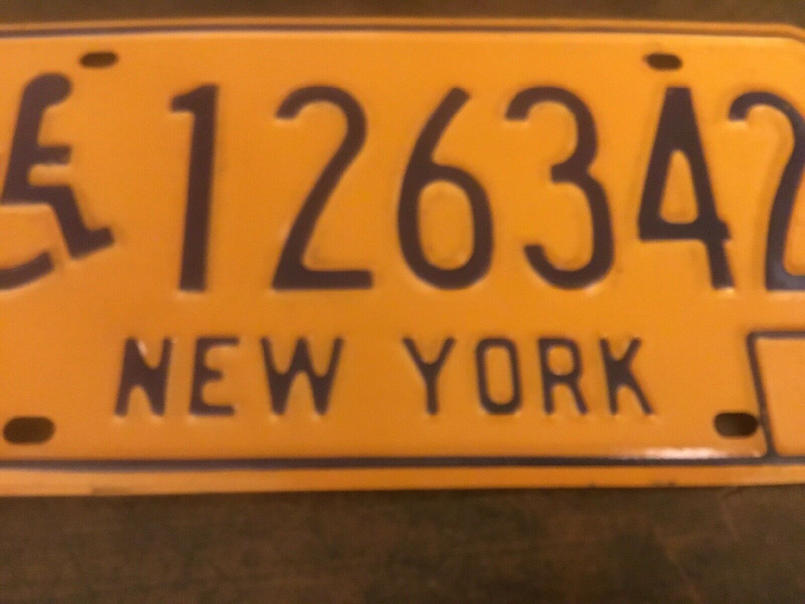Vintage 1970’s York HANDICAP WHEELCHAIR License Plate. Steel TAG ...