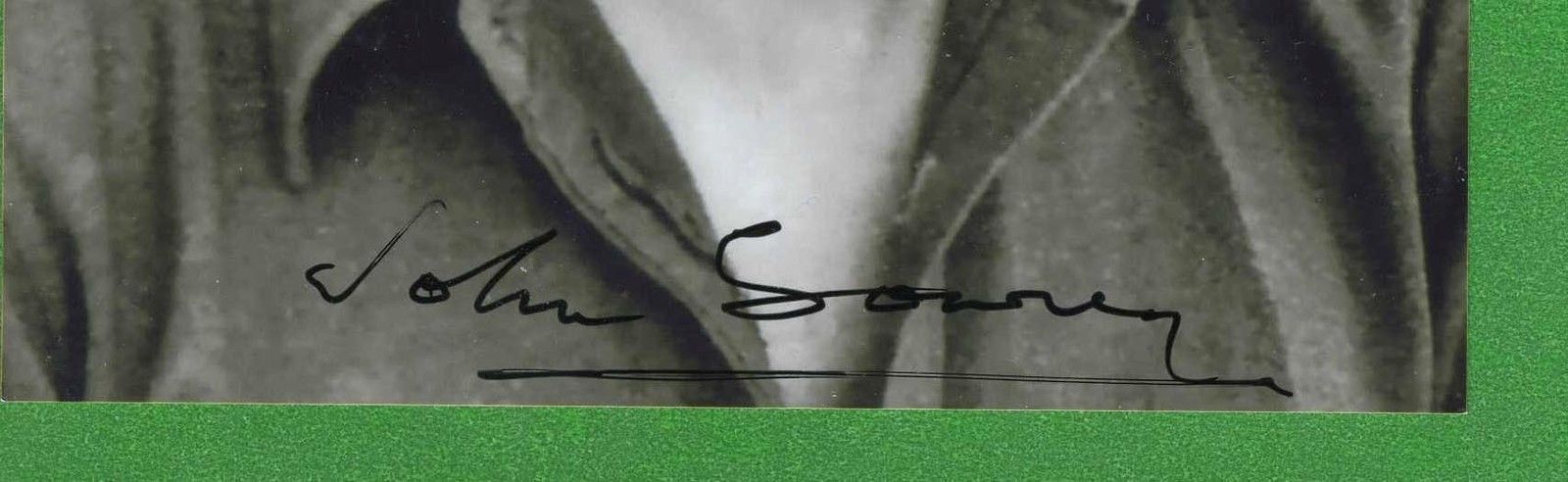 John Sowrey DECEASED WWII RAF Fighter Pilot Ace - 6V Signed 4x6 Photo ...