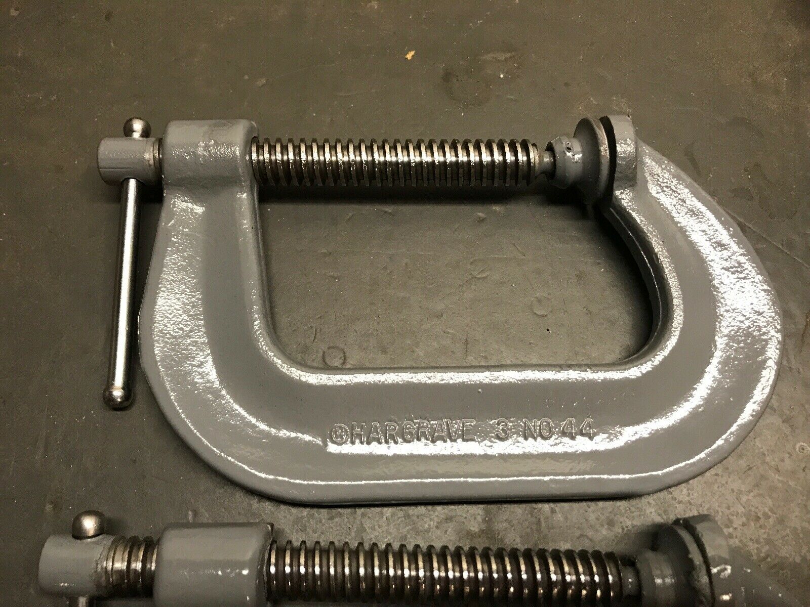 Vintage Hargrave Cincinati Tool No 44 3” Wide C Clamps Semi Restored ...
