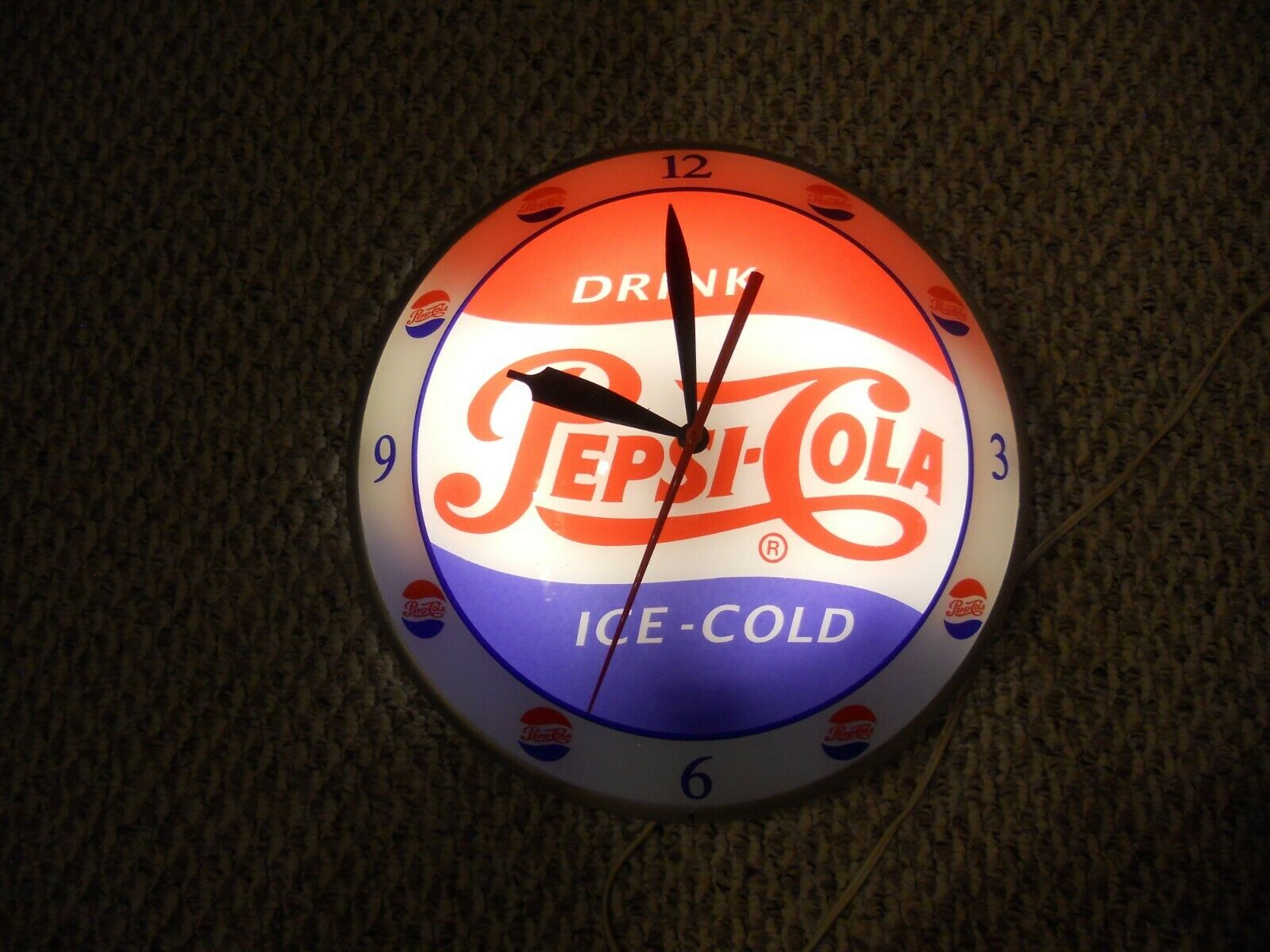 Pepsi Double Bubble Clock | #15924826
