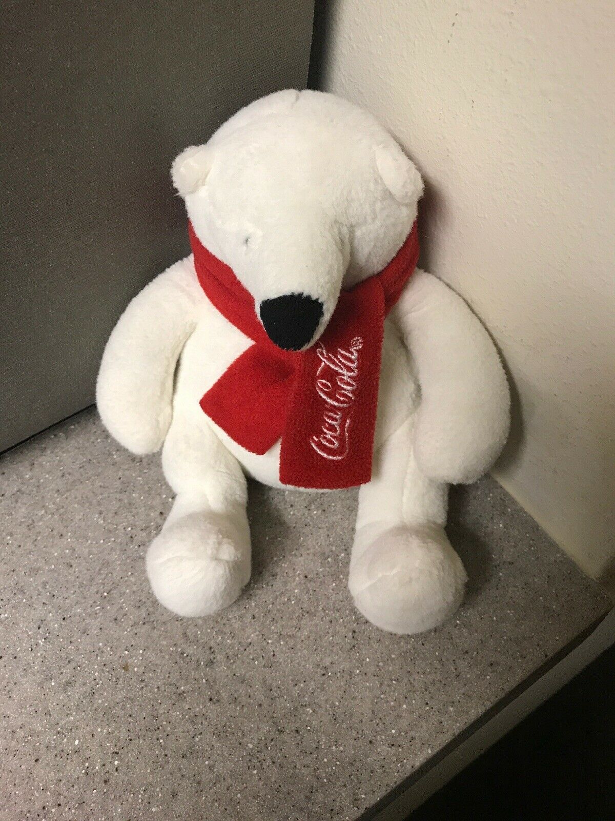 2012 Coca Cola Christmas Polar Bear Coke 8 " Plush Stuffed Animal With ...