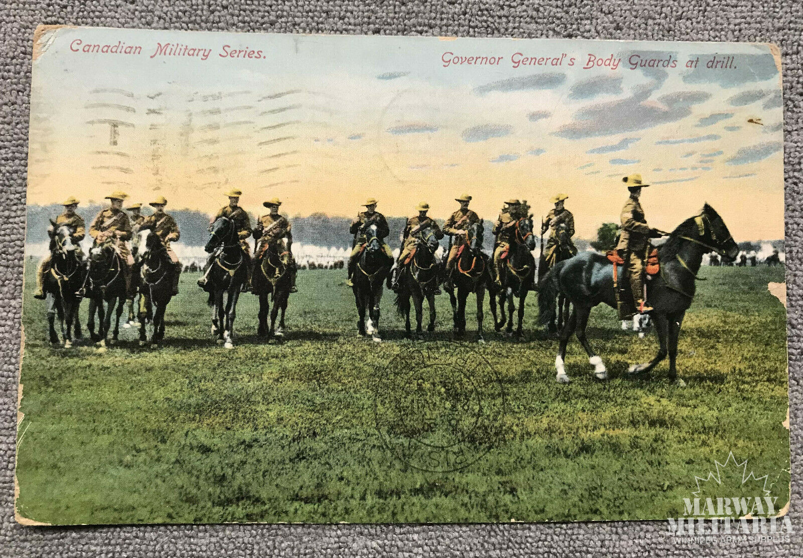 1913 Postcard Governor General ' S Body Guard At Drill (18990) | #15898717