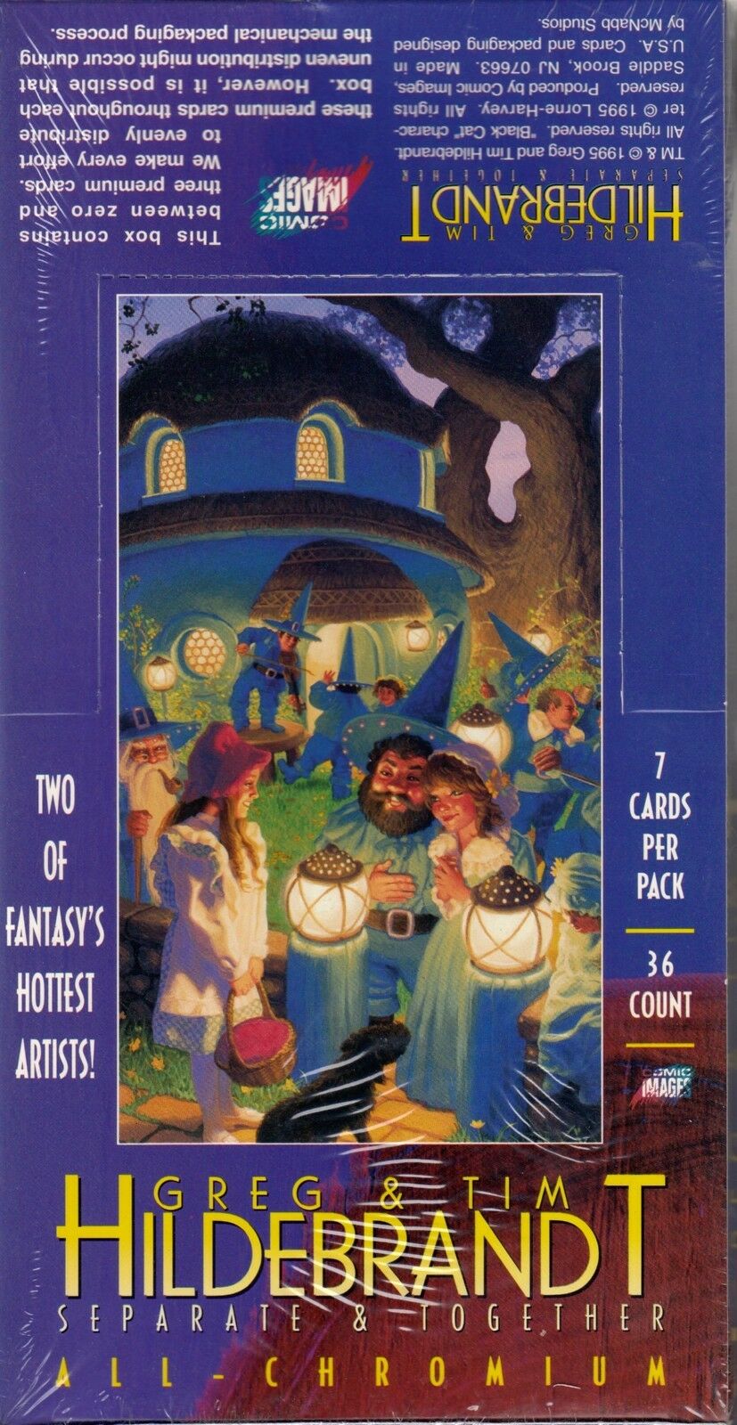 GREG & TIM HILDEBRANDT SEPARATE & TOGETHER 1995 TRADING CARD BOX OF 36 ...