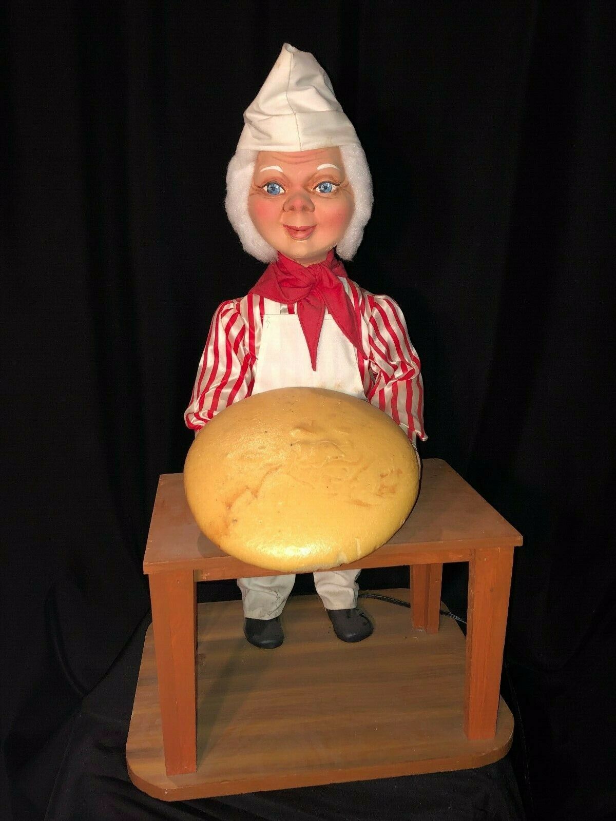 Vintage RARE David Hamberger Animated Mechanical Gnome Elf Baker ...