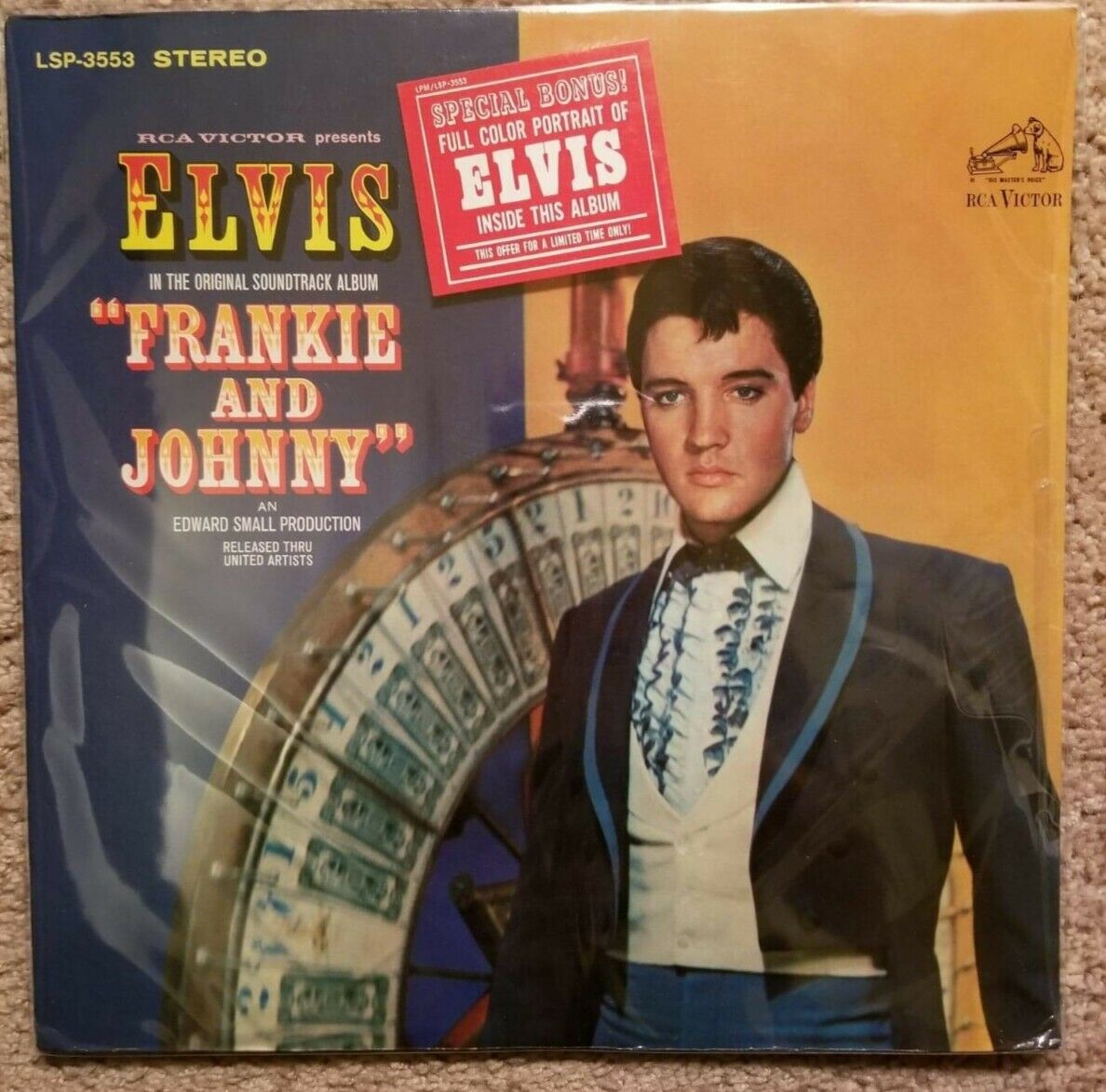 Elvis Presley Frankie And Johnny Still In Shrink With Sticker, | #15959086