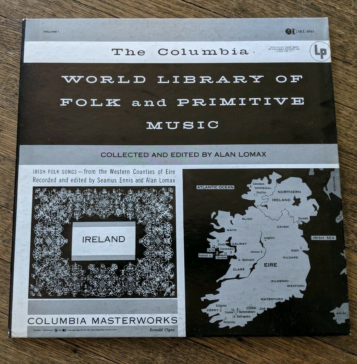 The Columbia World Library Of Folk And Primitive Music: Ireland LP Alan ...