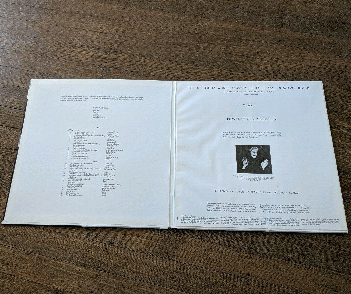 The Columbia World Library Of Folk And Primitive Music: Ireland LP Alan ...