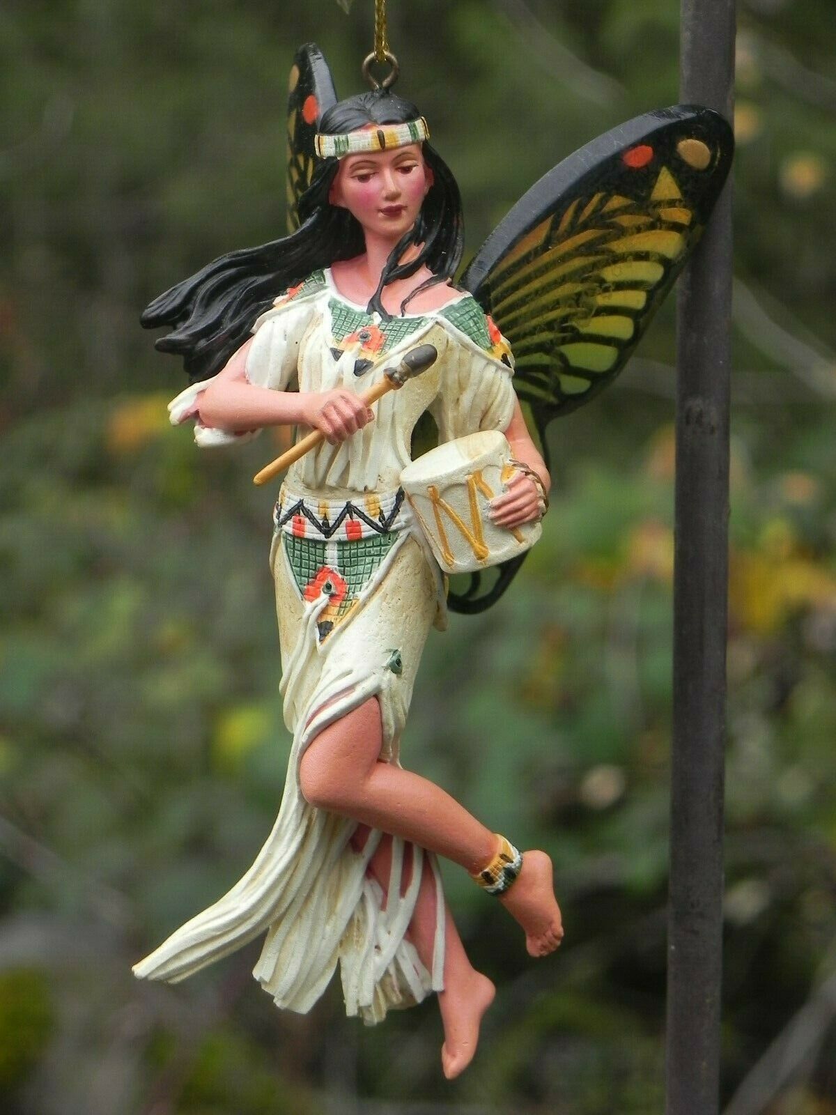Ashton Drake Ornament Spirit Of The Butterfly Dance ' Hear The Ancient ...