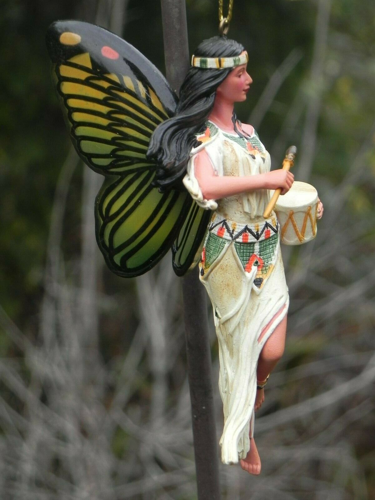 Ashton Drake Ornament Spirit Of The Butterfly Dance ' Hear The Ancient ...