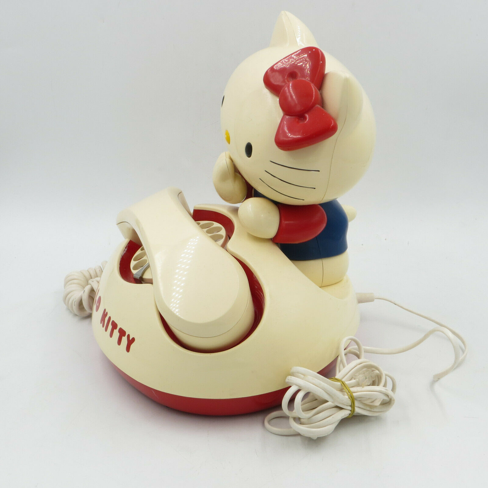Hello Kitty Sanrio 1976 Red Text Rotary Telephone 11x11x9 " | #15774264