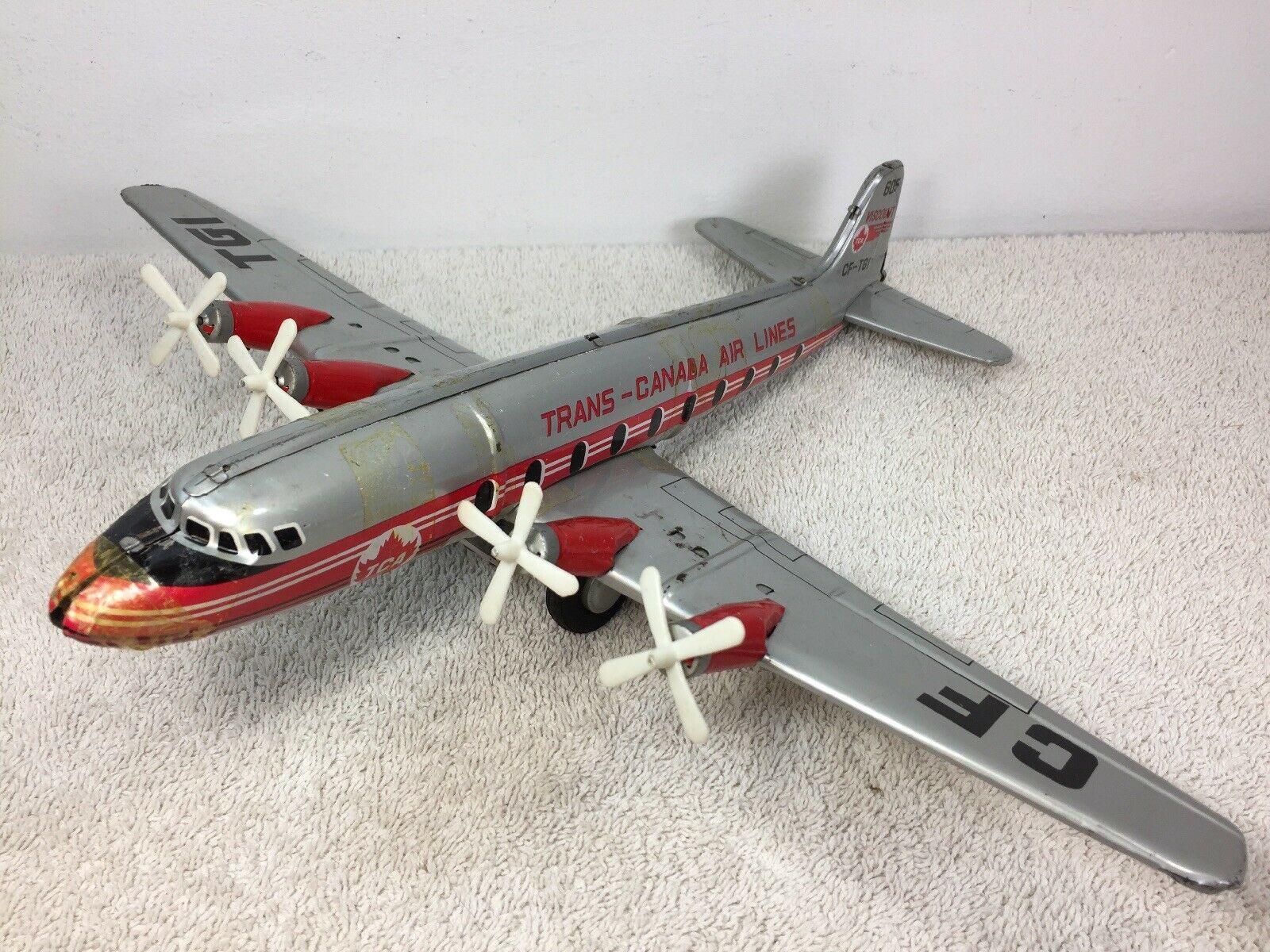 Vintage Trans - Canada Air Lines CF TGI TCA Viscount JAPAN Display Read ...