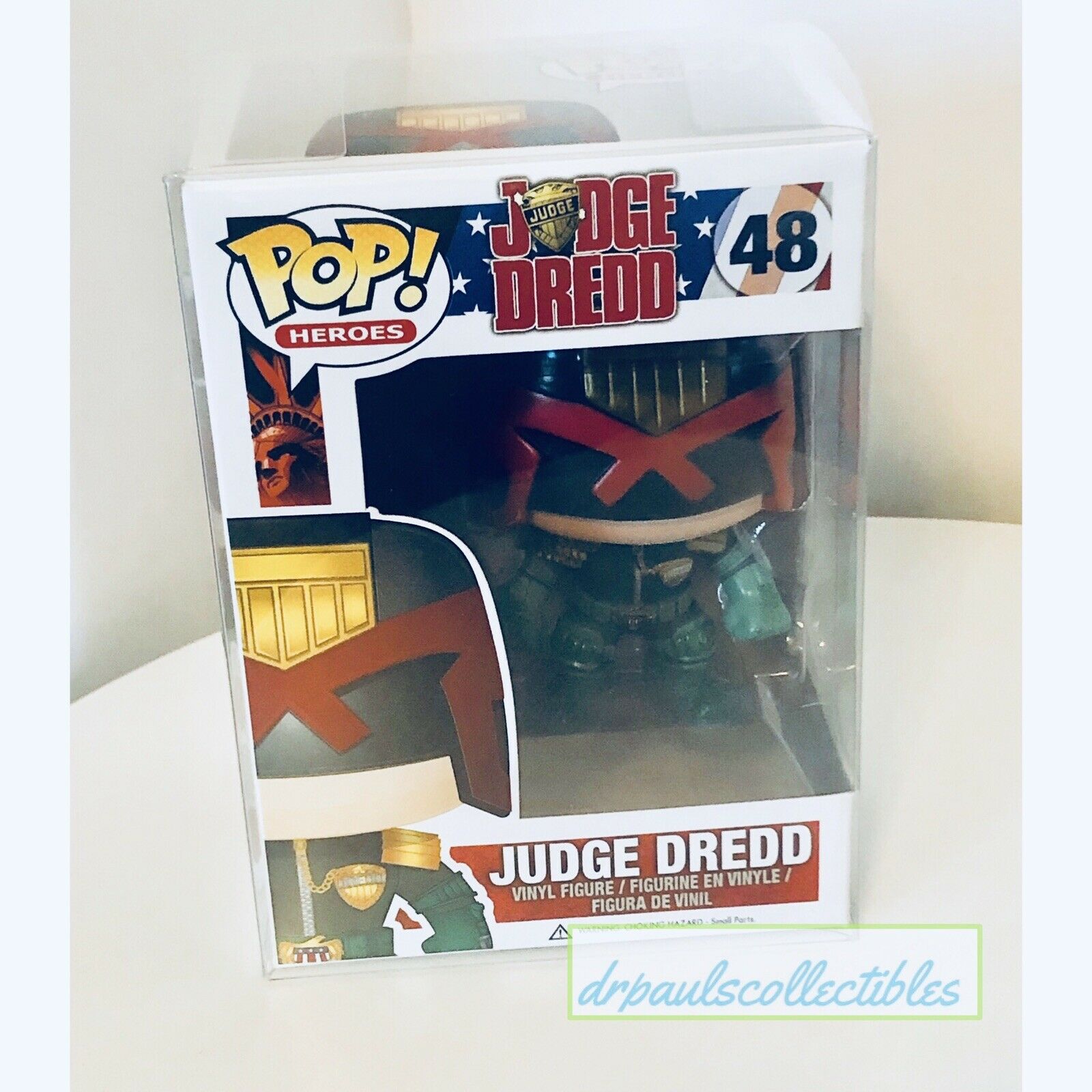 Funko Pop Heroes Movies JUDGE DREDD (48) Figure Rare Vaulted W ...