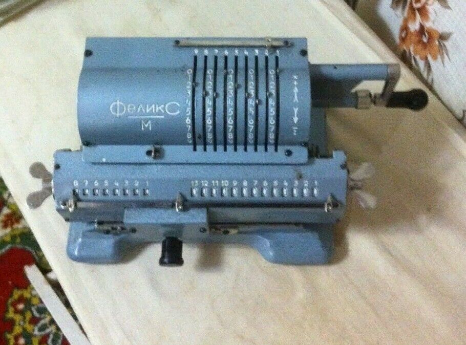 USSR Arithmometer Vintage Mechanical Calculator Work Felix Adding ...