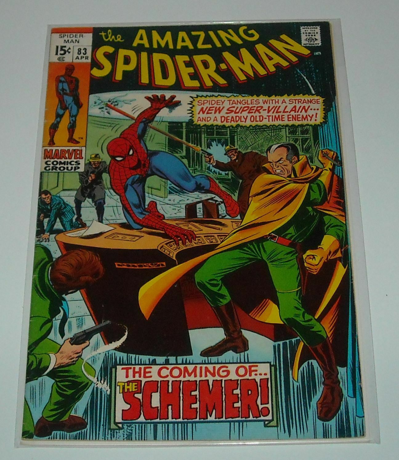 1970 Marvel SPIDER MAN 83 SCHEMER 1st VANESSA FISK 1st FULL BELOW GUIDE ...