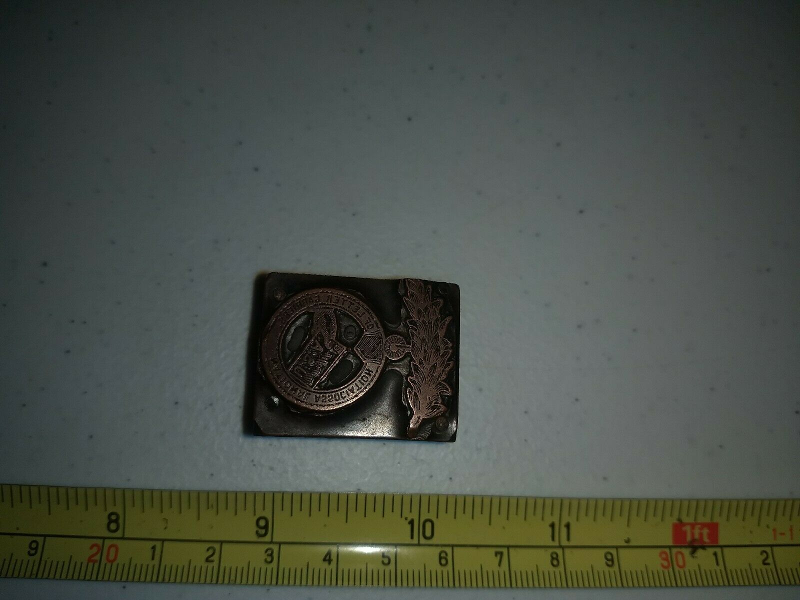 Vintage Letterpress Printing Block National Association Of Letter ...