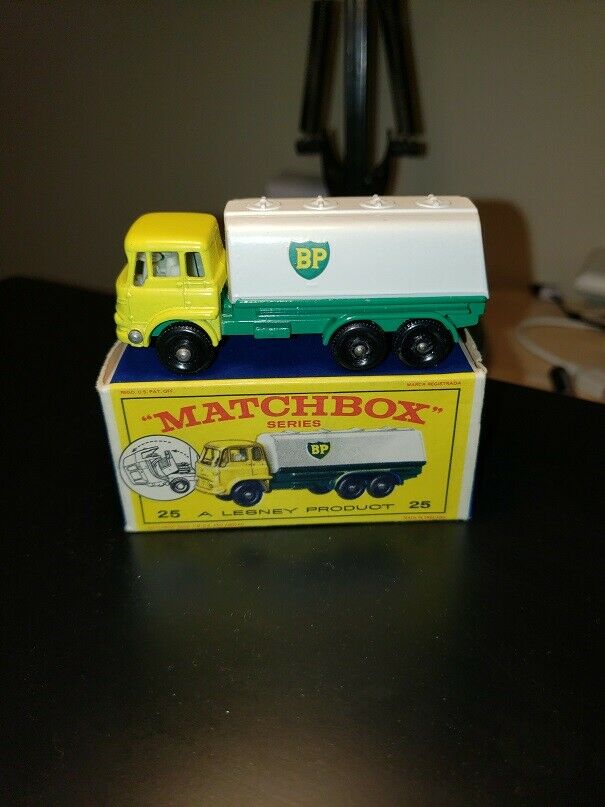 Vintage MATCHBOX LESNEY NO. 25 BP TANKER With Box | #15660814
