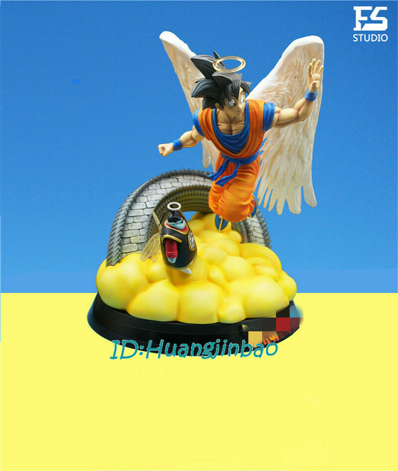 Flying Studio Angle Son Goku Resin Model Painted Statue Dragon Ball Z ...