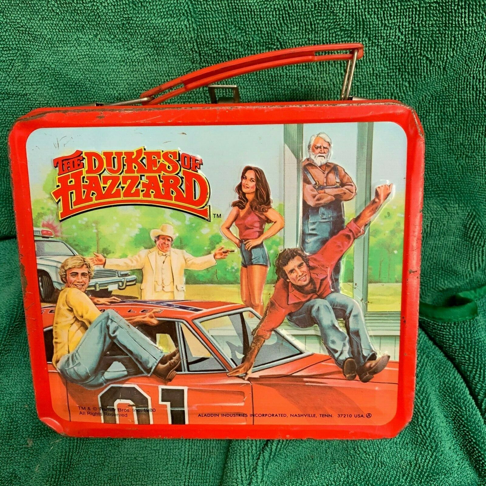 Vintage 1980s The Dukes Of Hazzard Metal Lunch Box | #15675530