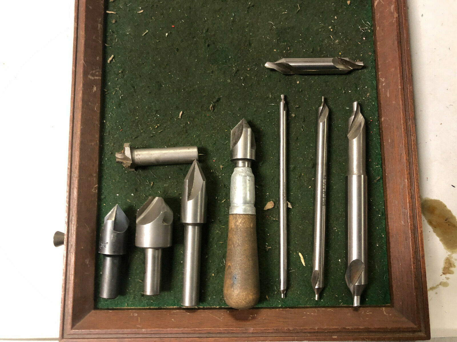 MACHINIST TOOL LATHE MILL Large Counter Sinks & Center Drill Cutters ...
