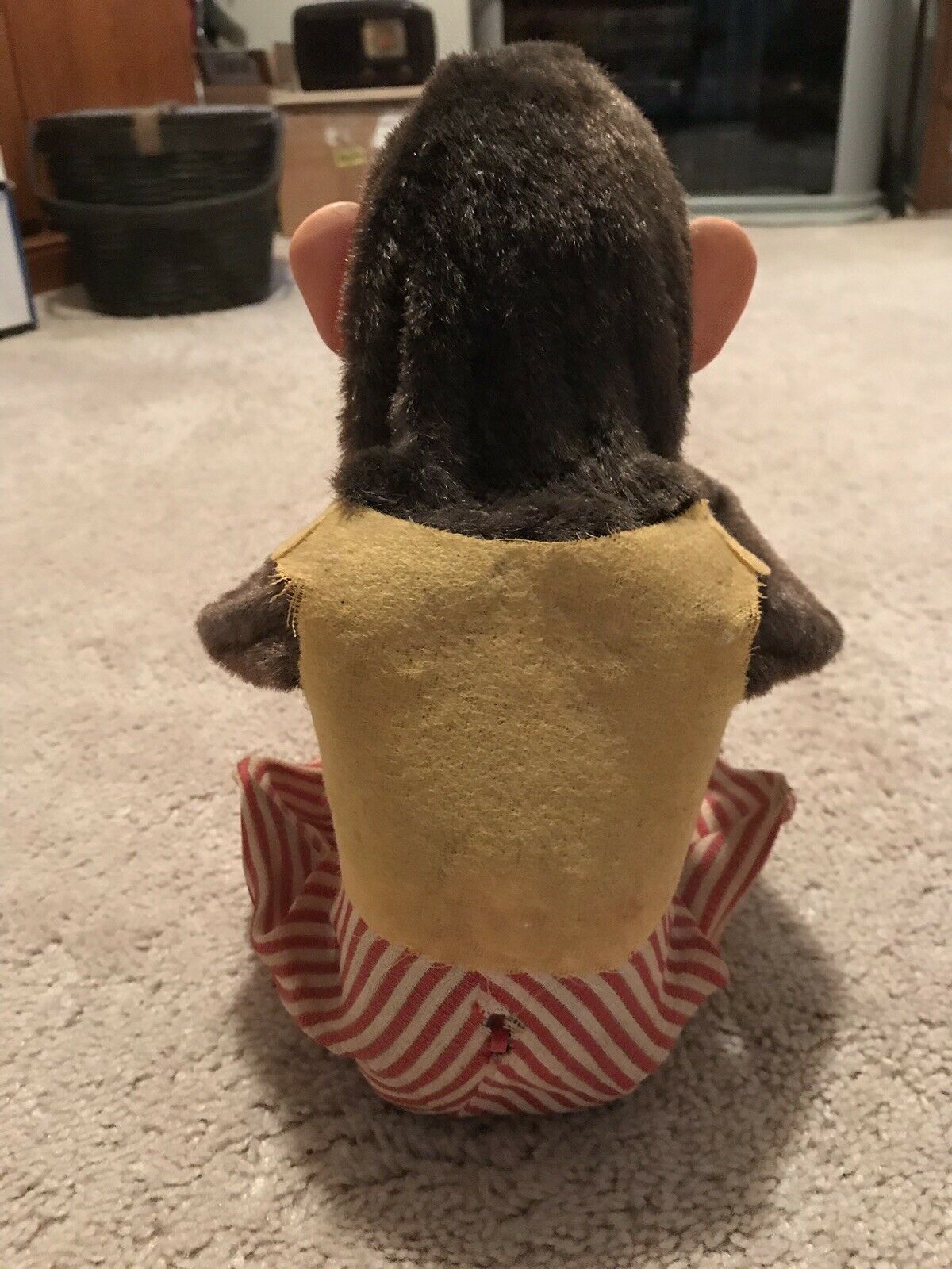 VINTAGE JOLLY CHIMP CLAPPING MONKEY BATTERY OPERATED TOY MADE IN JAPAN ...