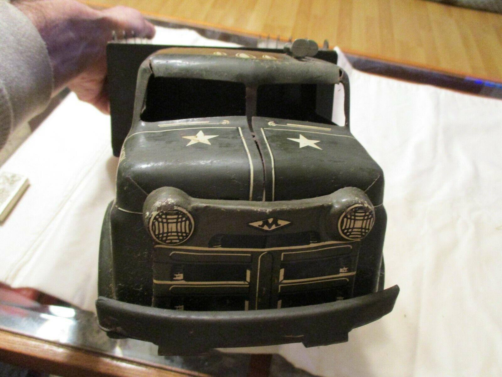 Vintage Marx Lumar US Army Military Troop Transport Pressed Steel ...