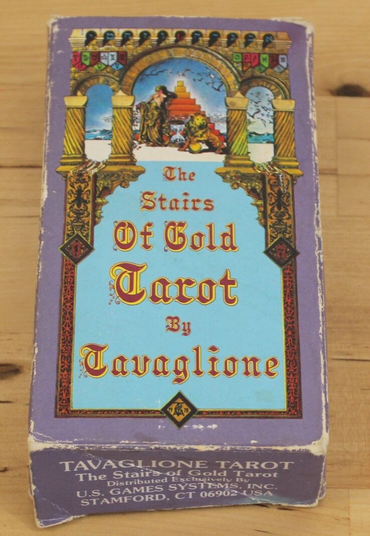 Vintage 1979 The Stairs Of Gold Tavaglione Tarot Deck Cards W/Booklet ...