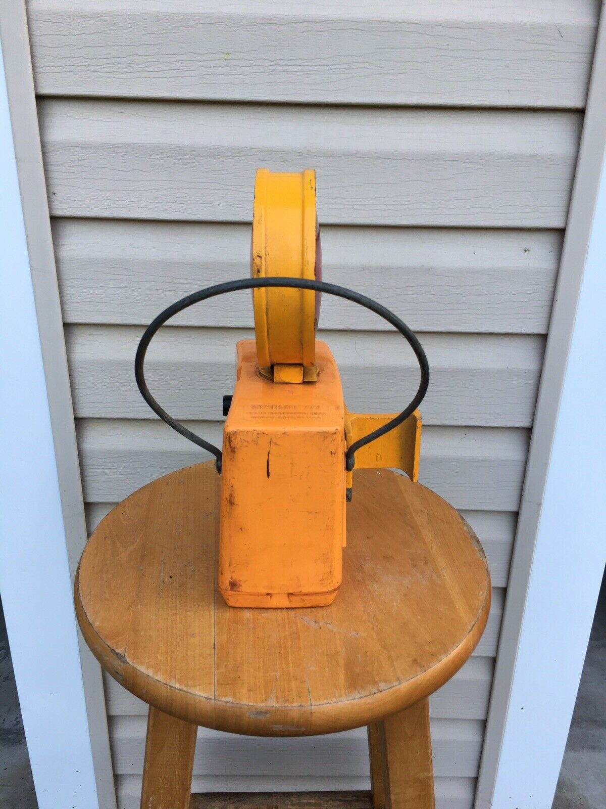 Vintage Safety Lantern Blinking Hazard Light — Under Construction ...