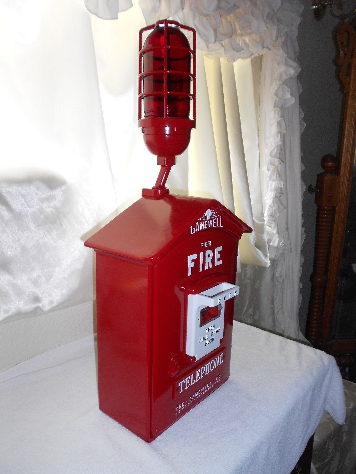Gamewell 1950 ' S Fire Alarm Call Box Telephone Phone Station ...