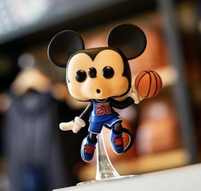 2019 Disney Parks Exclusive Basketball Mickey Mouse Funko Pop | #15565211