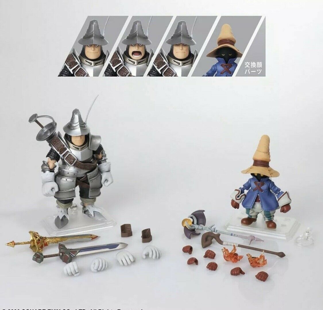 Final Fantasy IX Bring Arts Adelbert Steiner Vivi Ornitier Set Figure ...