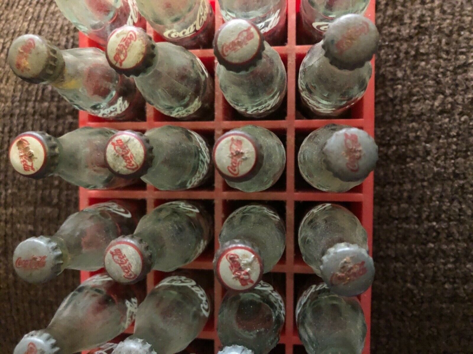 Rare Case 24 Coca Cola MINIATURE 3 1/8 " Bottles (glass) | #15536645