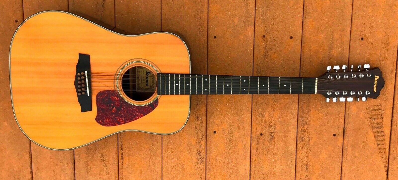 1970s Vintage IBANEZ 12 String Acoustic Guitar Dreadnought Body COOL ...