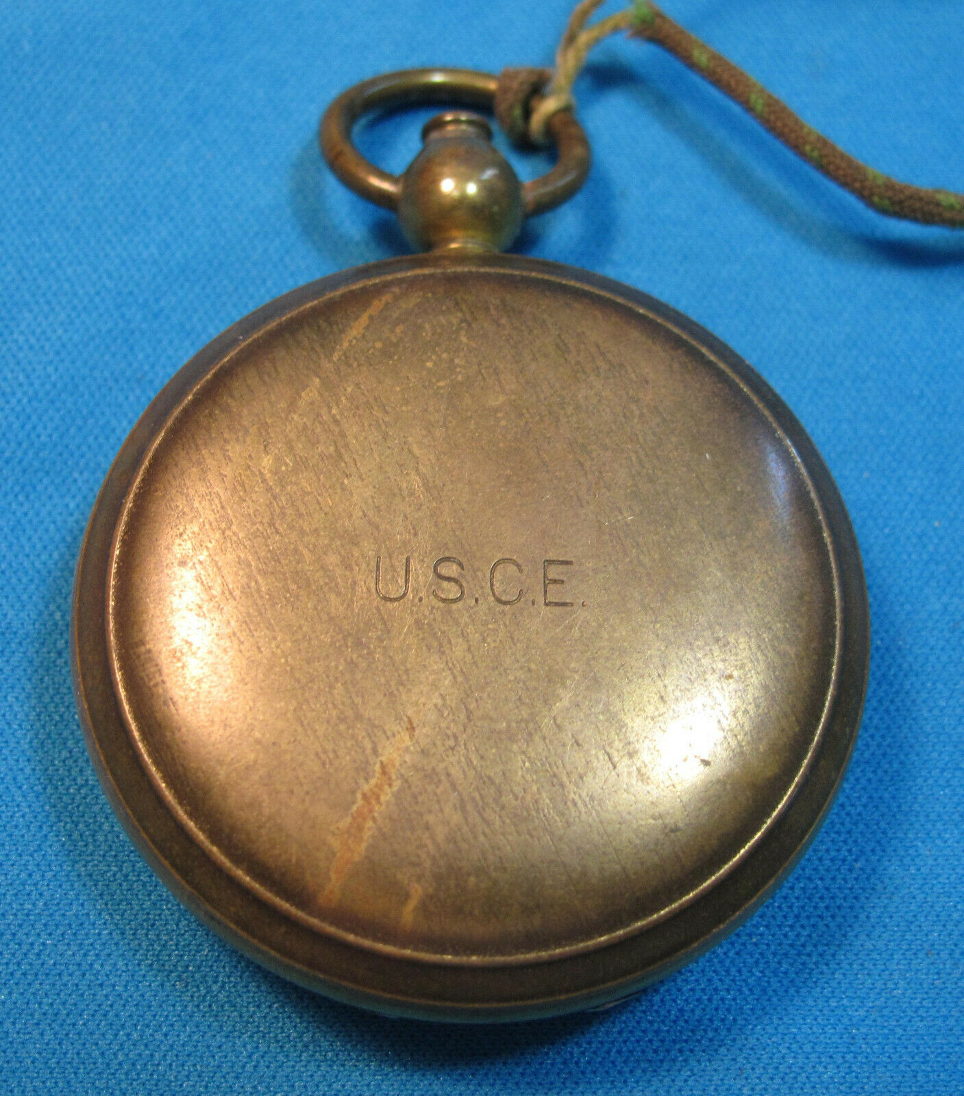 WWII US Army Corps Of Engineers Brass Case Compass USCE Field Gear ...