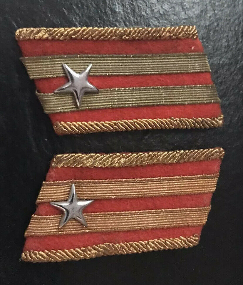 WWII WW2 Imperial Japanese Army Officer Major Rank Insignia Patch Pair ...