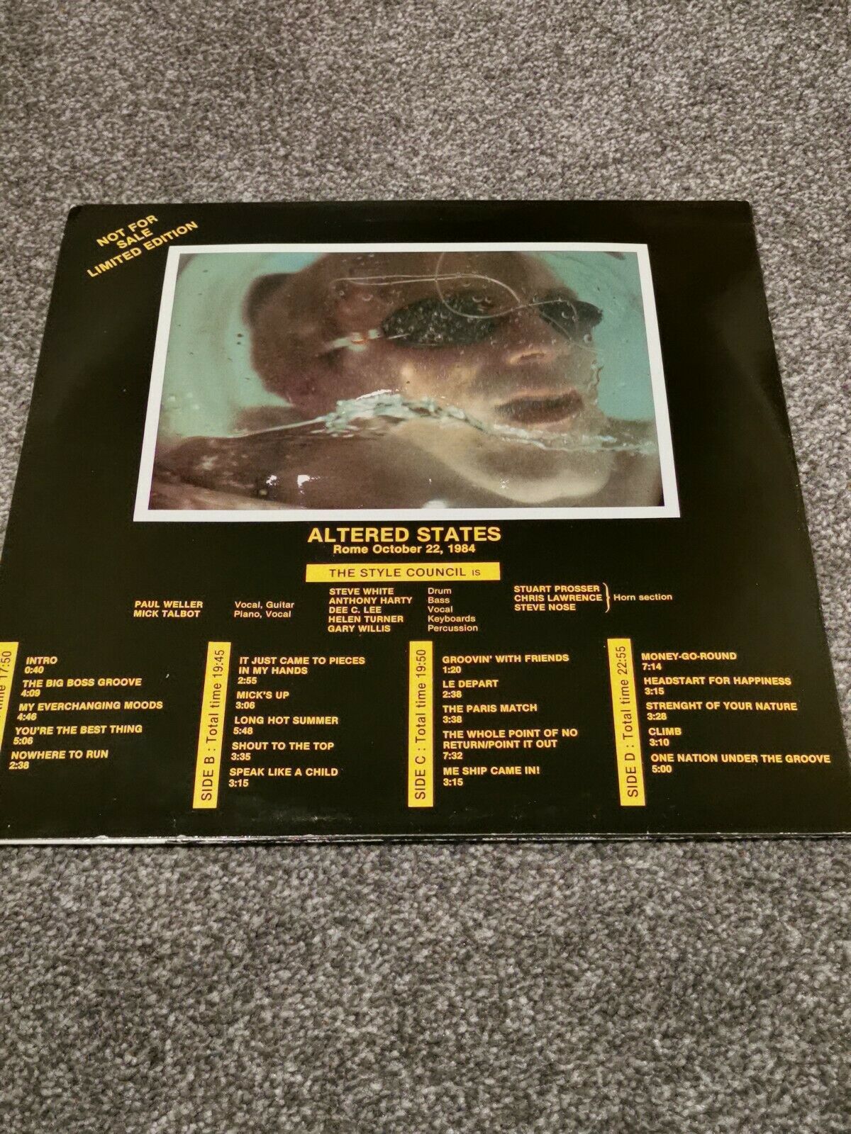 INTRODUCING THE STYLE COUNCIL ALTERED STATES DOUBLE LIVE LP PAUL WELLER ...
