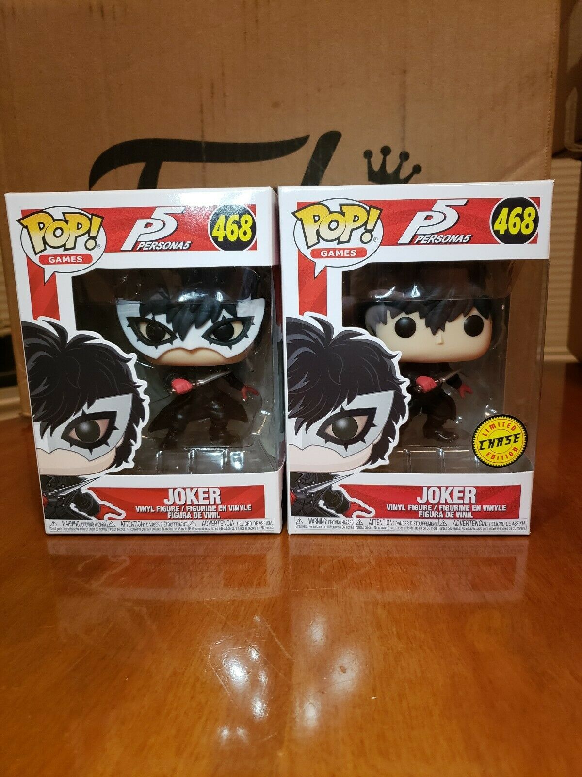 Funko Pop Persona 5 Joker Set Masked & Chase Unmasked InHand ShipsASAP ...
