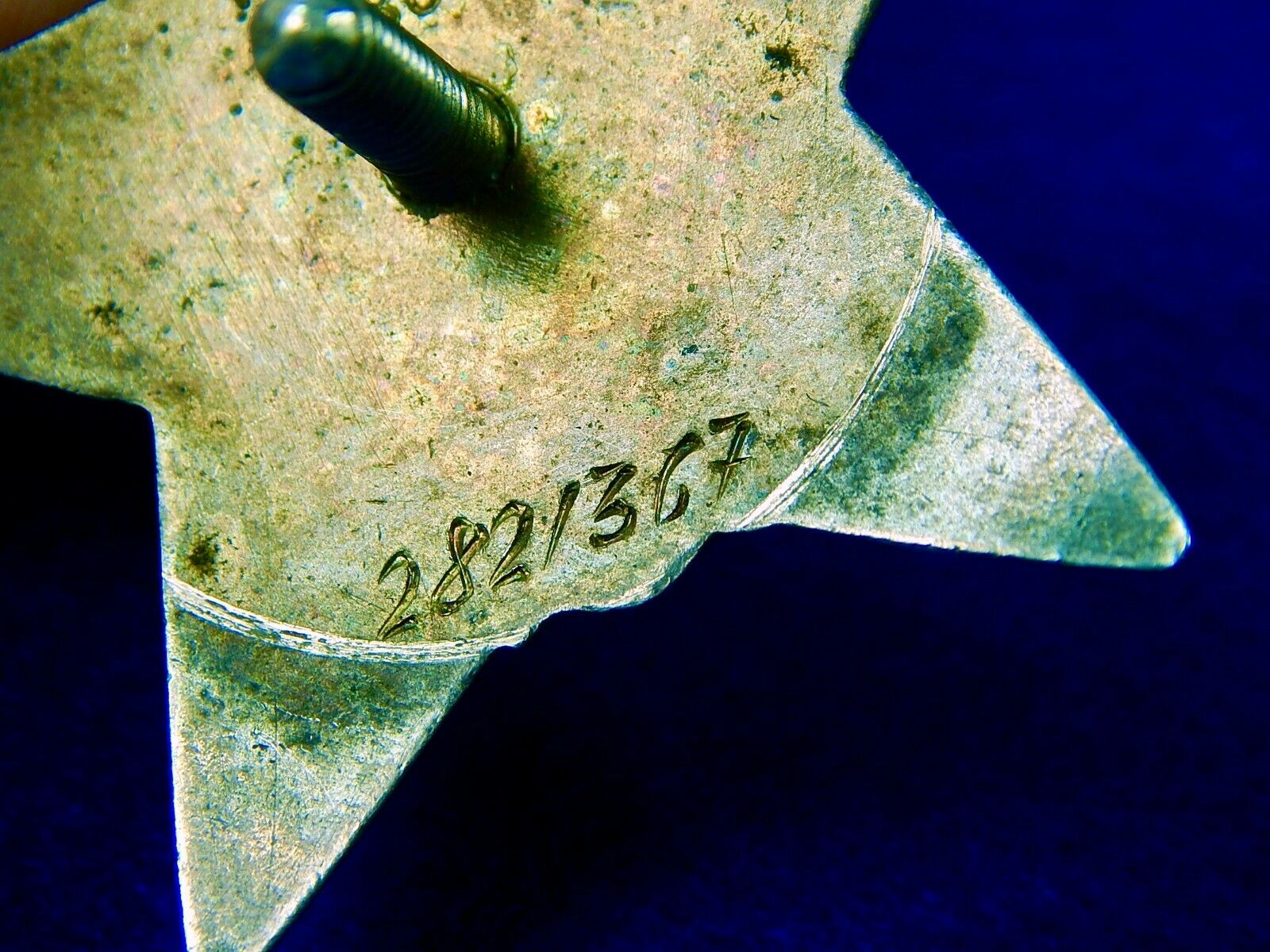 Soviet Russian Russia USSR WWII WW2 Silver RED STAR Order 2821367 Medal ...