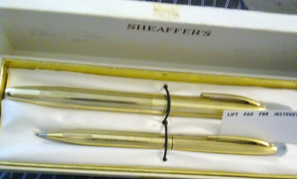 Vintage SHEAFFER ' S TiP DiP SNorKeL WHITE DOT 14K Gold NIB FOUNTAIN ...