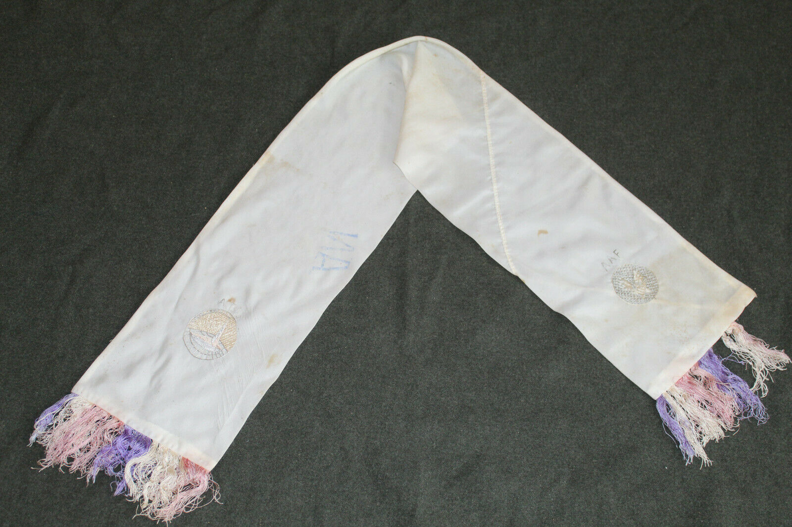 WW2 U. S. Army Air Forces Air Transport Command Flyers White Silk Scarf ...