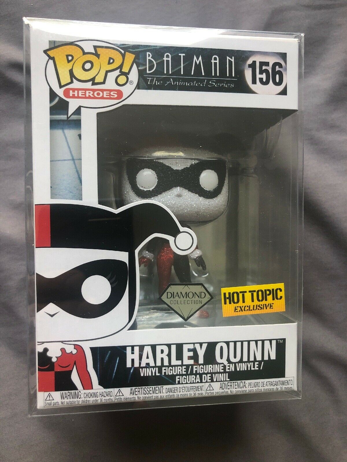 Funko Hot Topic POP Diamond Edition Harley Quinn THE ANIMATED SERIES ...