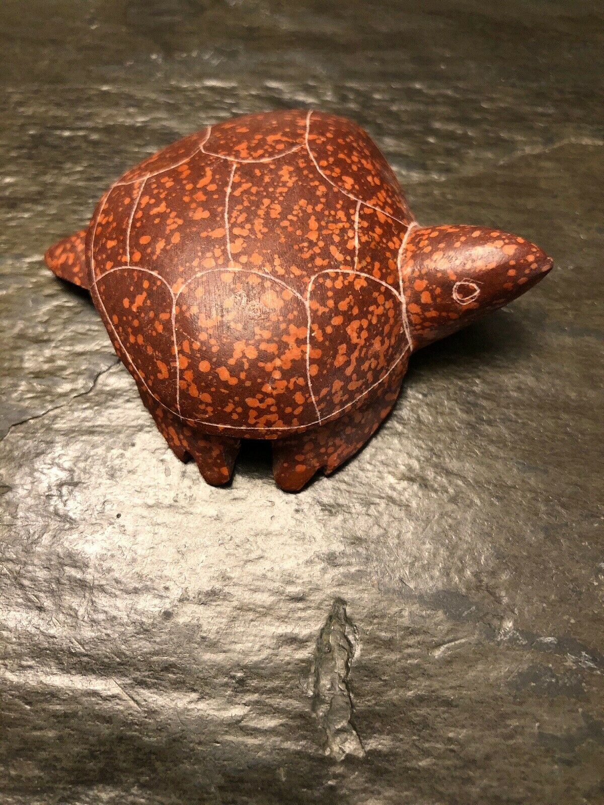 Vintage Native American Indian Made Pipestone Hand Carved Turtle ...