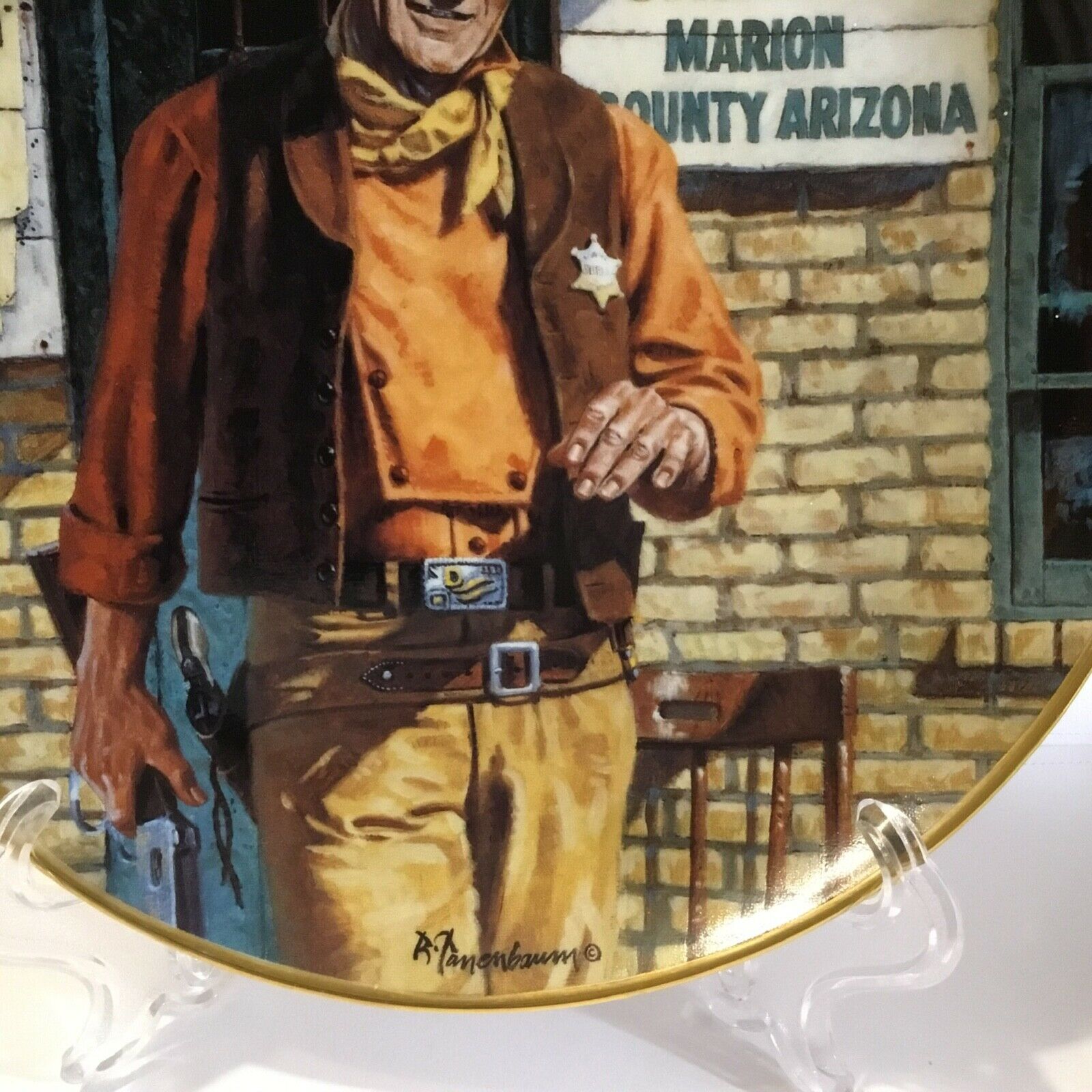 JOHN WAYNE AMERICAN LEGEND FRANKLIN LE COLLECTOR PLATE RIO BRAVO ...