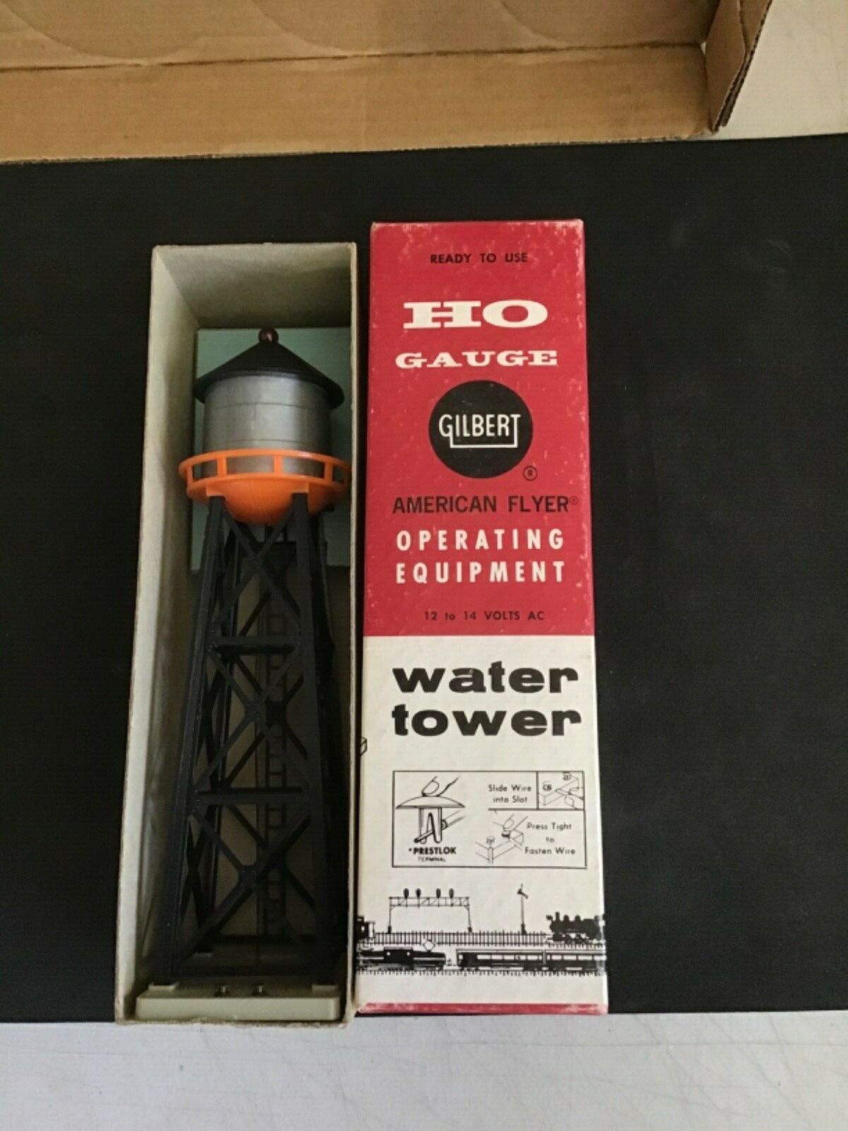 VINTAGE AMERICAN FLYER HO ILLUMINATED WATER TOWER 35206 | #15257273