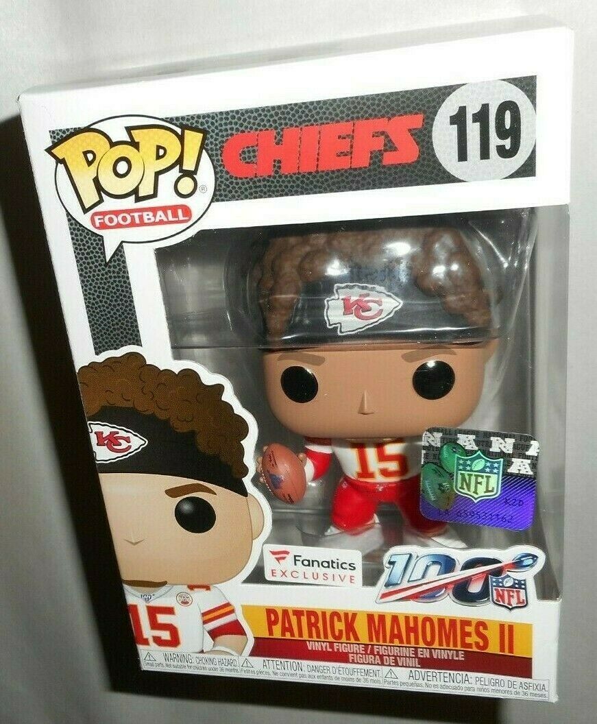 FUNKO POP NFL PATRICK MAHOMES KANSAS CITY CHIEFS FANATICS EXCLUSIVE ...