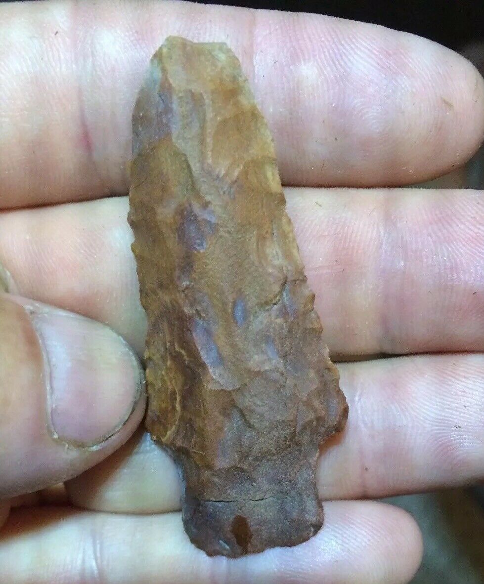 Arrowheads - Colorful 2 1/4” Bear Creek Blunt Point Alabama Find ...