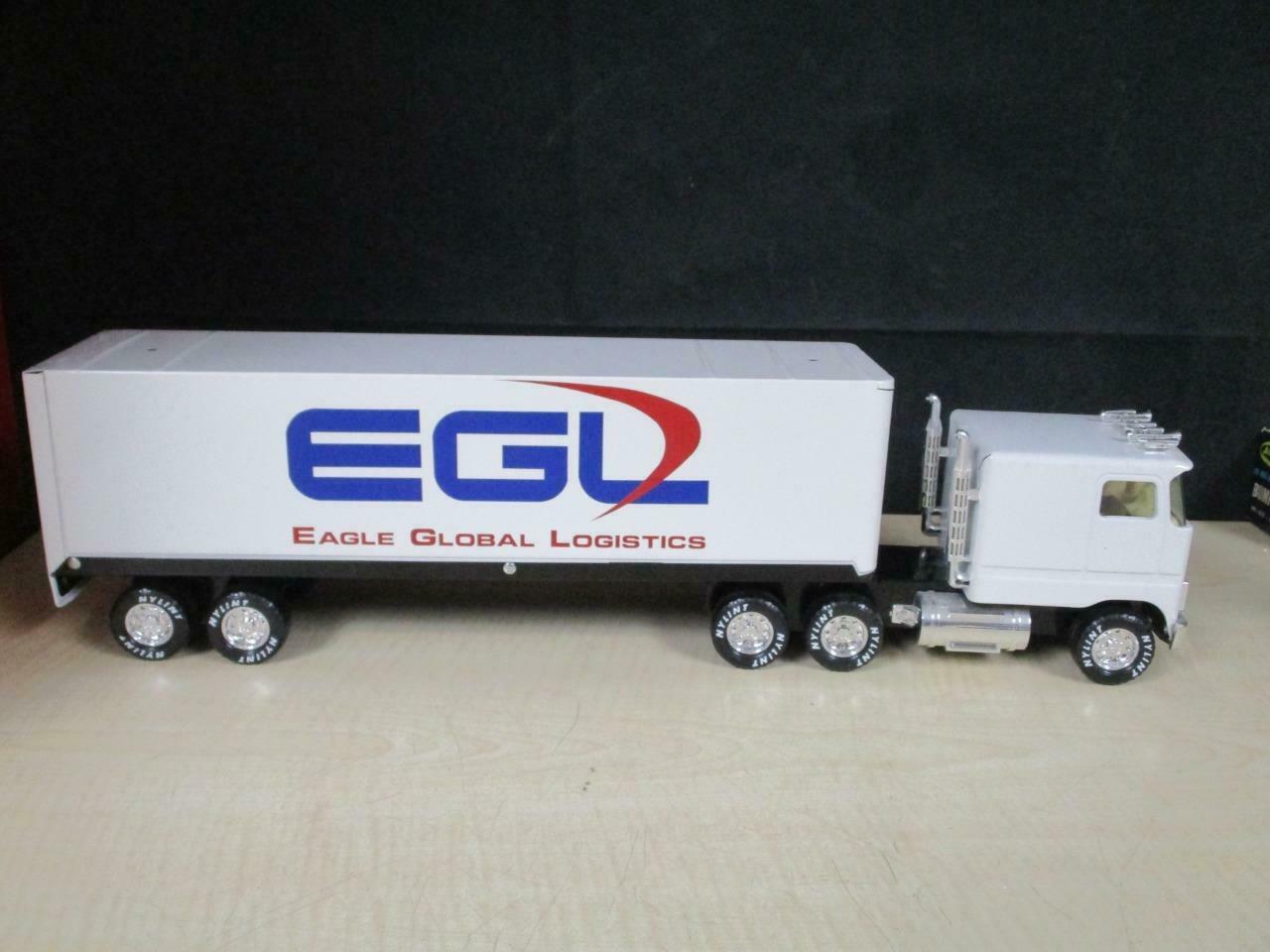 Vintage Nylint Pressed Steel EAGLE GLOBAL LOGISTICS Semi Tractor ...