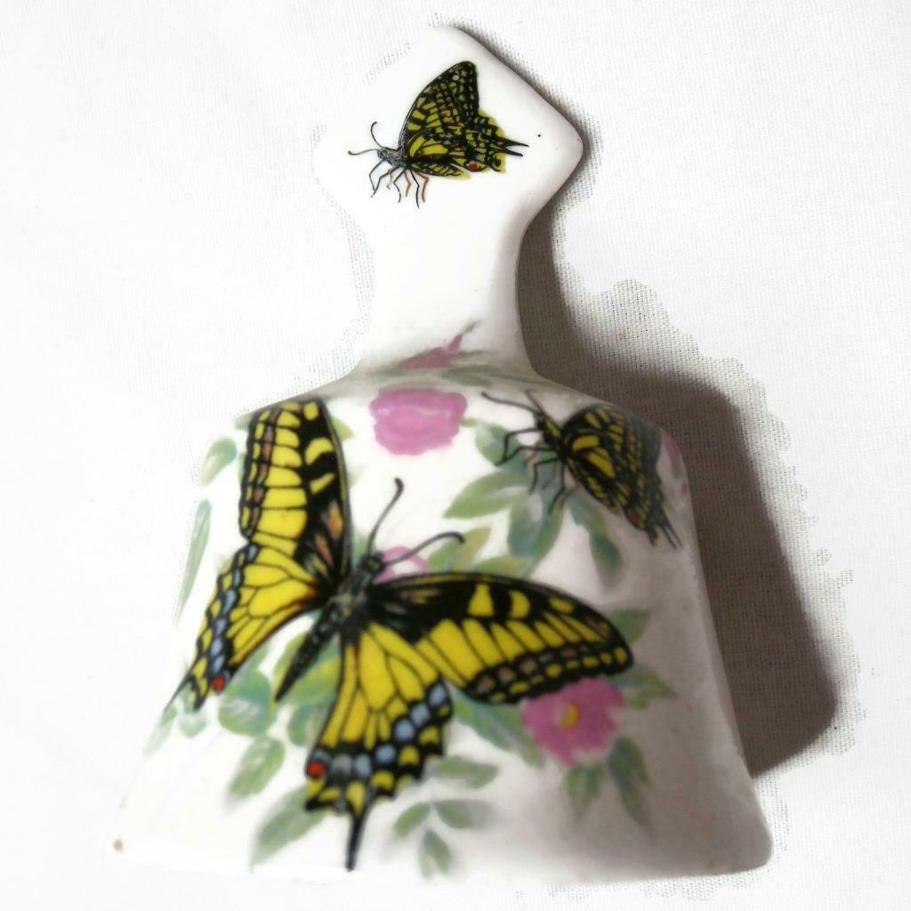 Vintage Jubilee Fine Bone China Bell - Tiger Swallowtail Butterfly ...